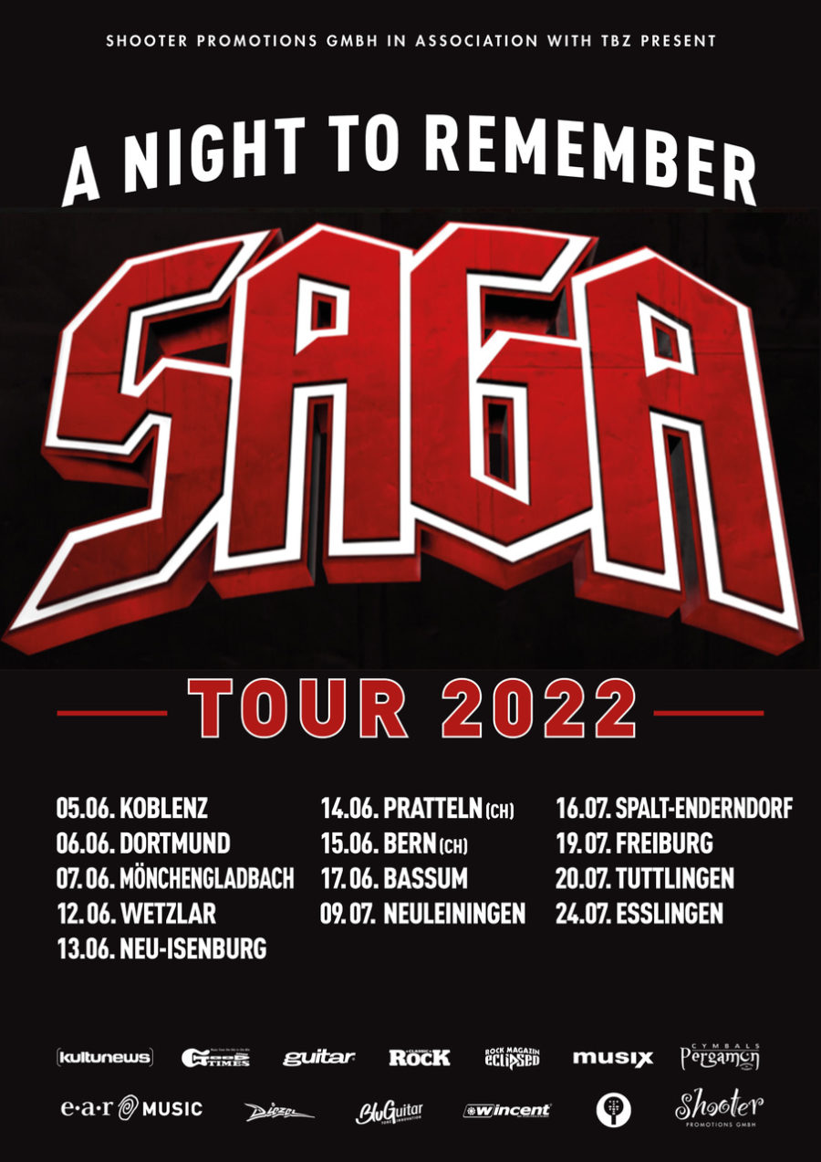 Saga - A Night To Remeber Tour 2022 • metal.de