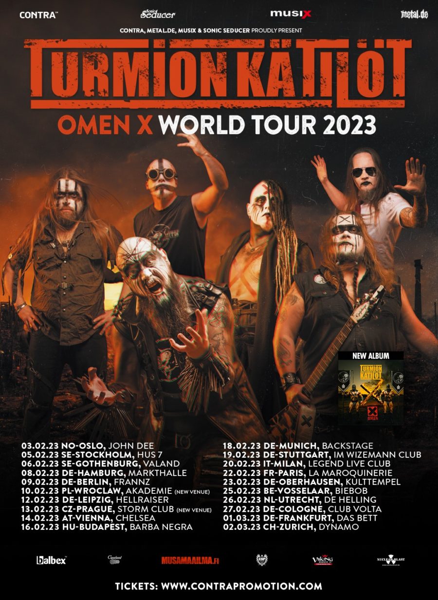 Turmion Kätilöt - Omen X World Tour 2023 • metal.de