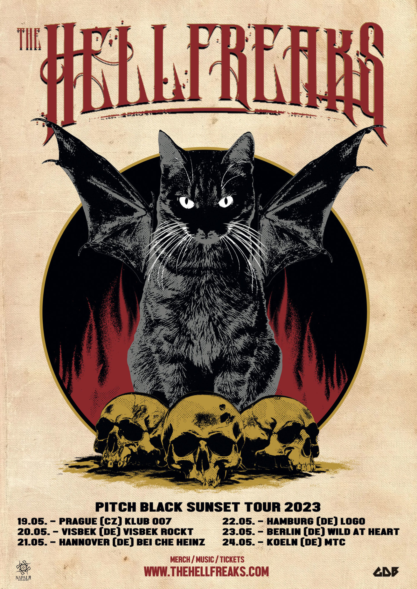 The Hellfreaks - Pitch Black Sunset Tour 2023 • metal.de