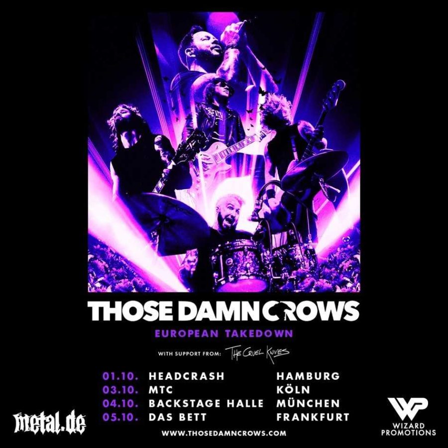 Those Damn Crows - The Takedown Tour 2023 • metal.de