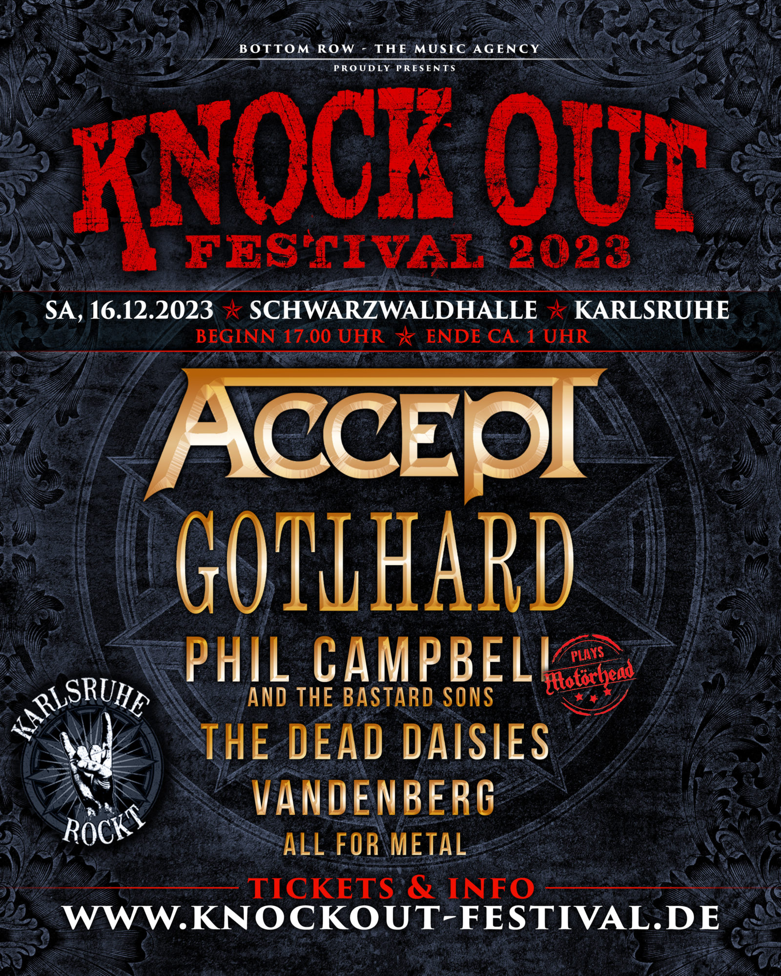 Finale Line-Ups für Rock-Out- & Knock-Out-Festival bestätigt • metal.de