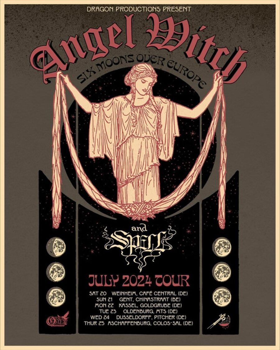 Angel Witch - Six Moons Over Europe Tour 2024 • metal.de