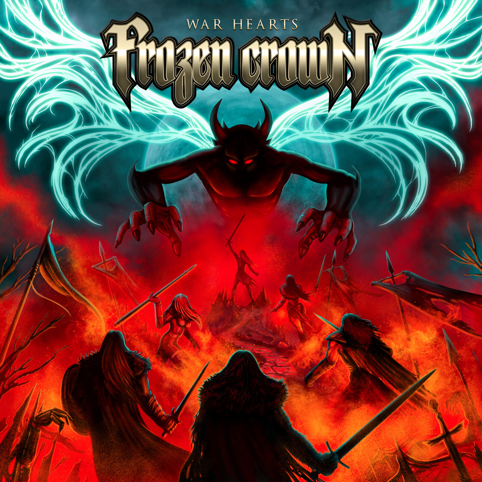 Frozen Crown - War Hearts - Tour 2025: Logo, Hamburg • metal.de