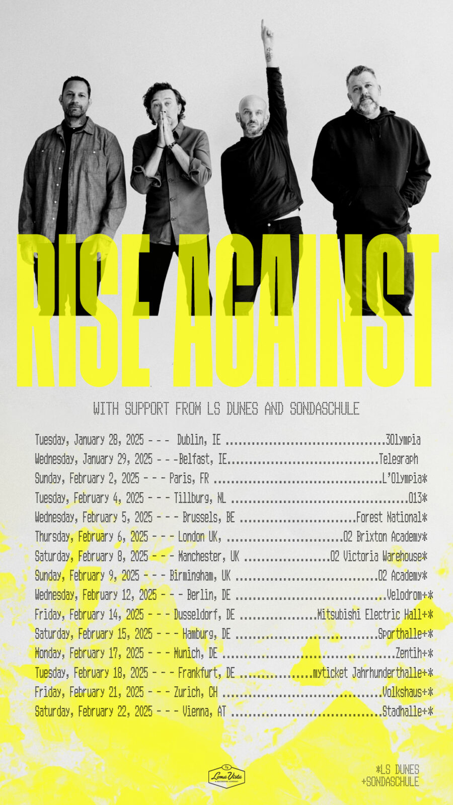 RISE AGAINST kündigen Europa-Tour an • metal.de