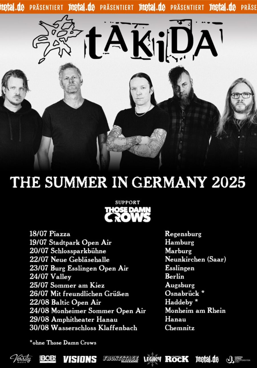 tAKiDA - The Summer In Germany Tour 2025 • metal.de