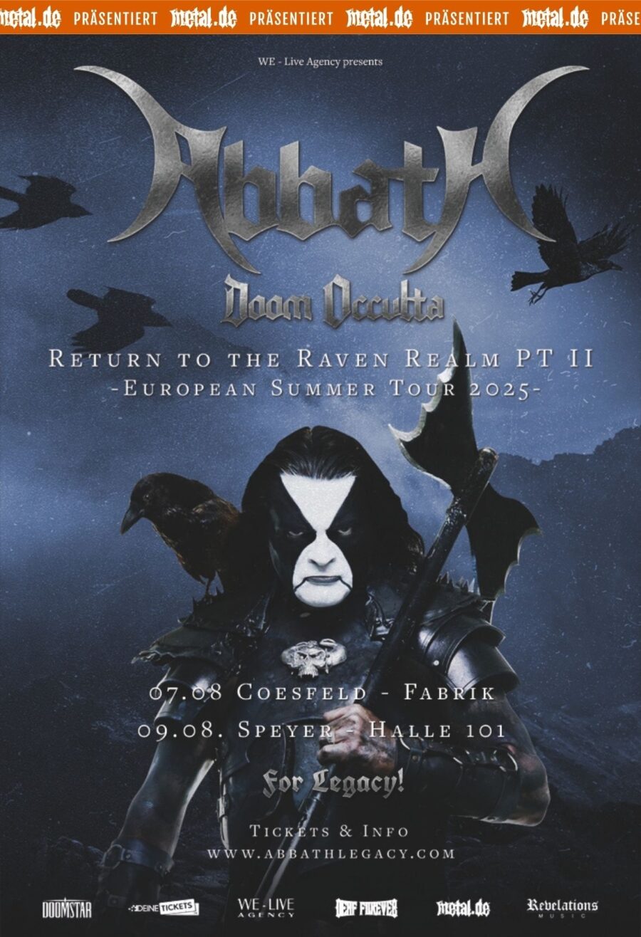 Abbath Doom Occulta - European Summer Tour 2025 • metal.de