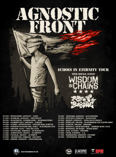 Agnostic Front - Echoes In Eternity Tour 2026 • metal.de