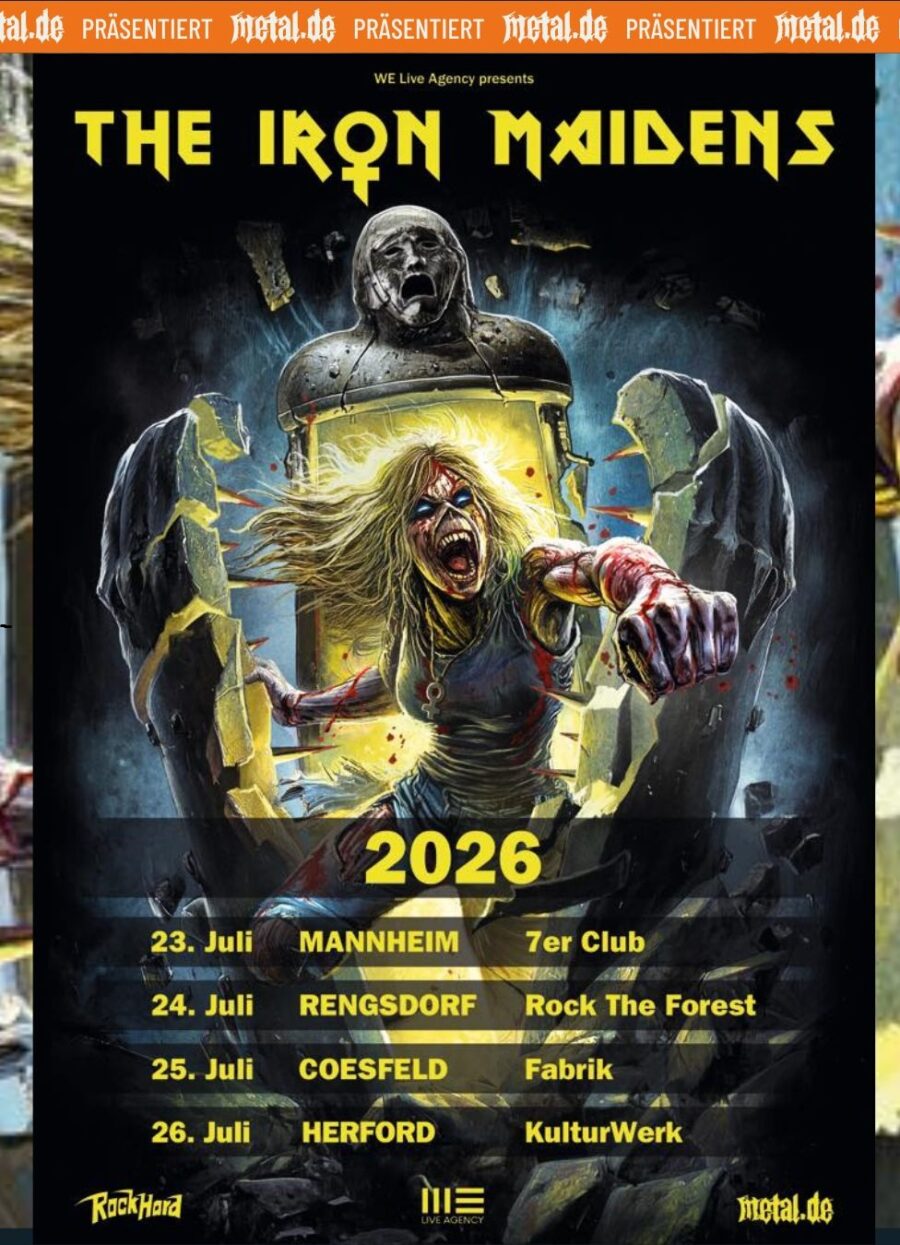 The Iron Maidens - Tour 2026 • metal.de